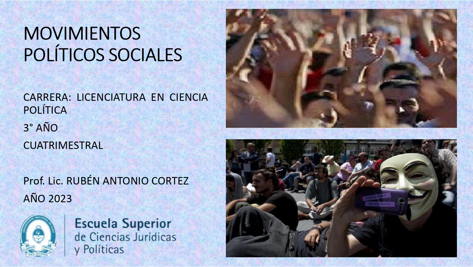 Movimientos políticos sociales